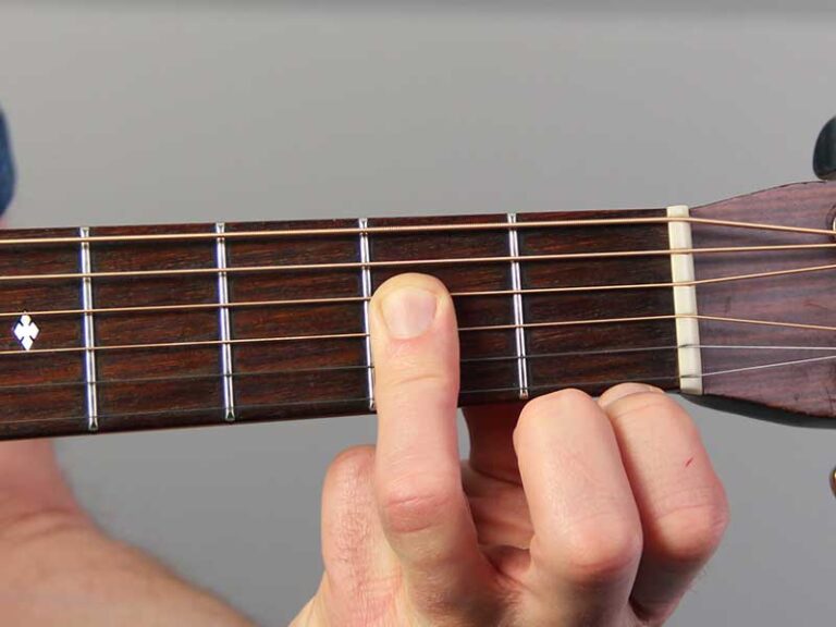 How to Play a B Major Chord - Notes on a Guitar